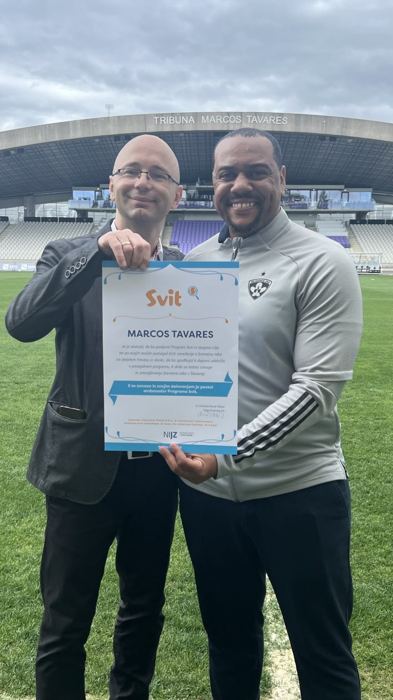 Marcos Tavares je nov ambasador Programa Svit! | Nijz