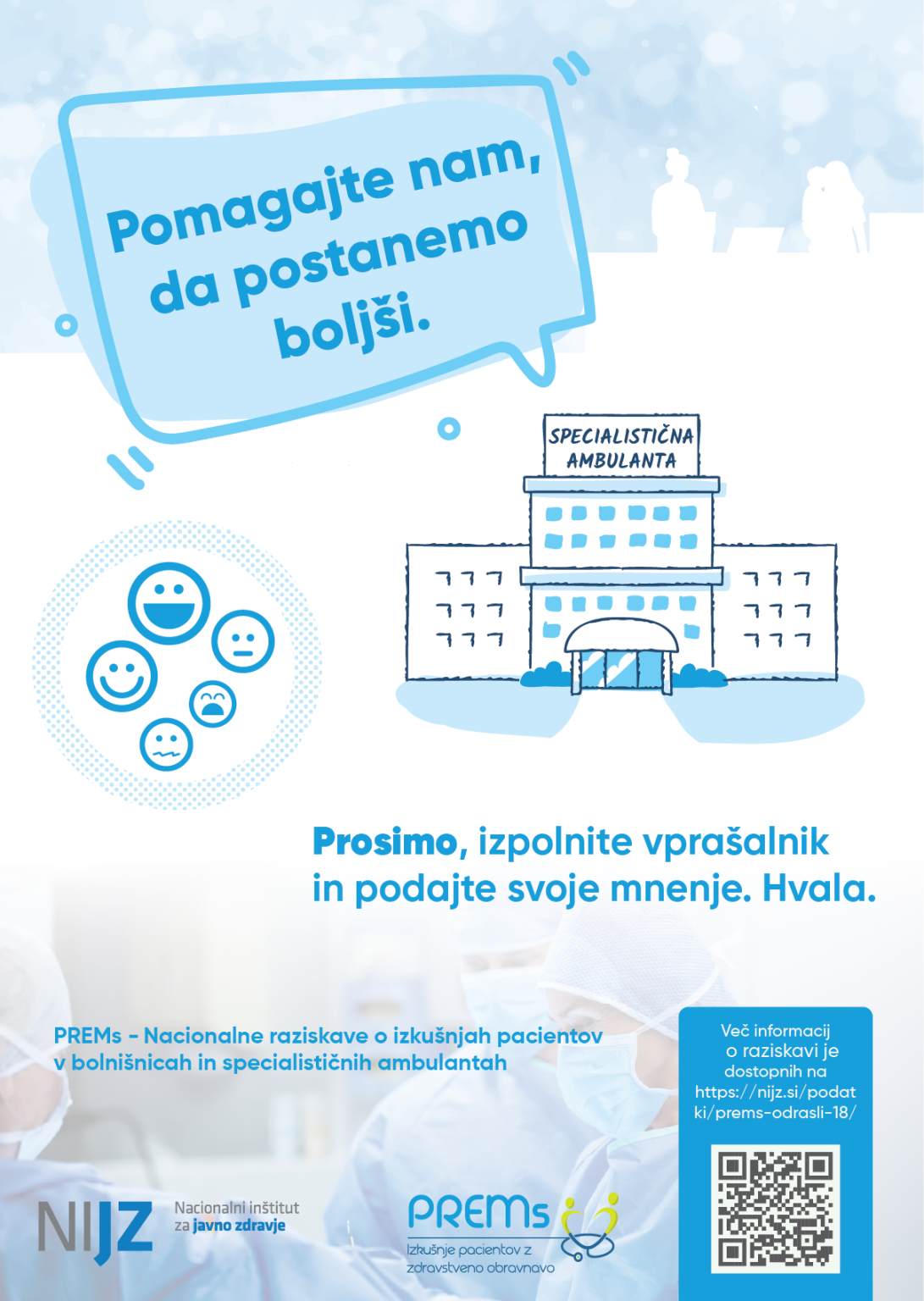 Raziskava o izkušnjah pacientov z obravnavo v specialistični ambulanti ...